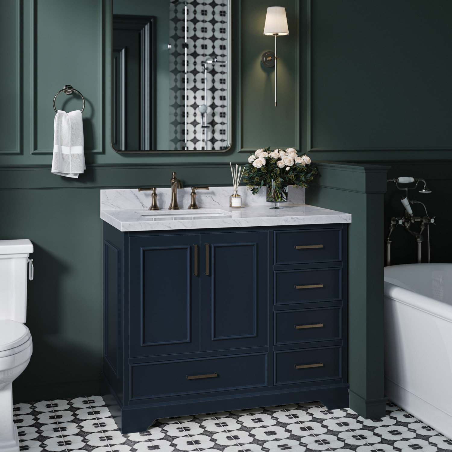 Winston Porter Peightyn 42.75'' Single Bathroom Vanity Base Only | Wayfair
