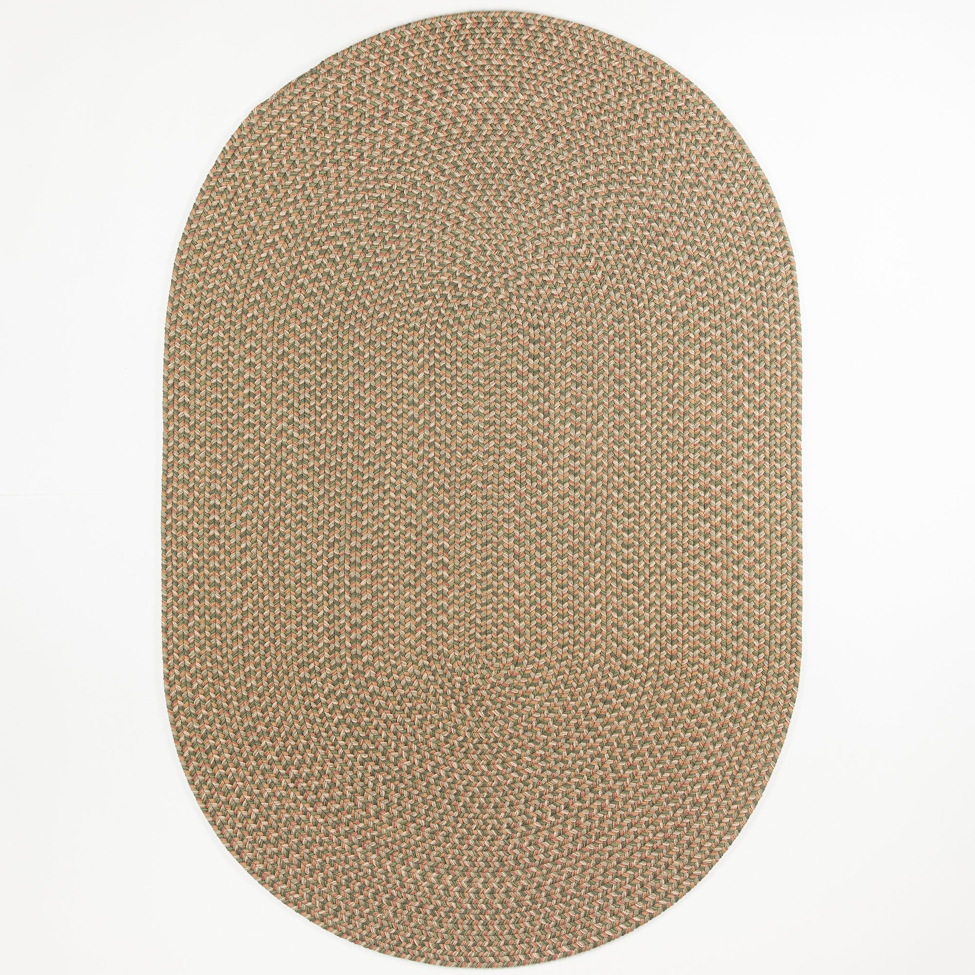 August Grove® Emmons Handmade Braided Basil Rug | Wayfair