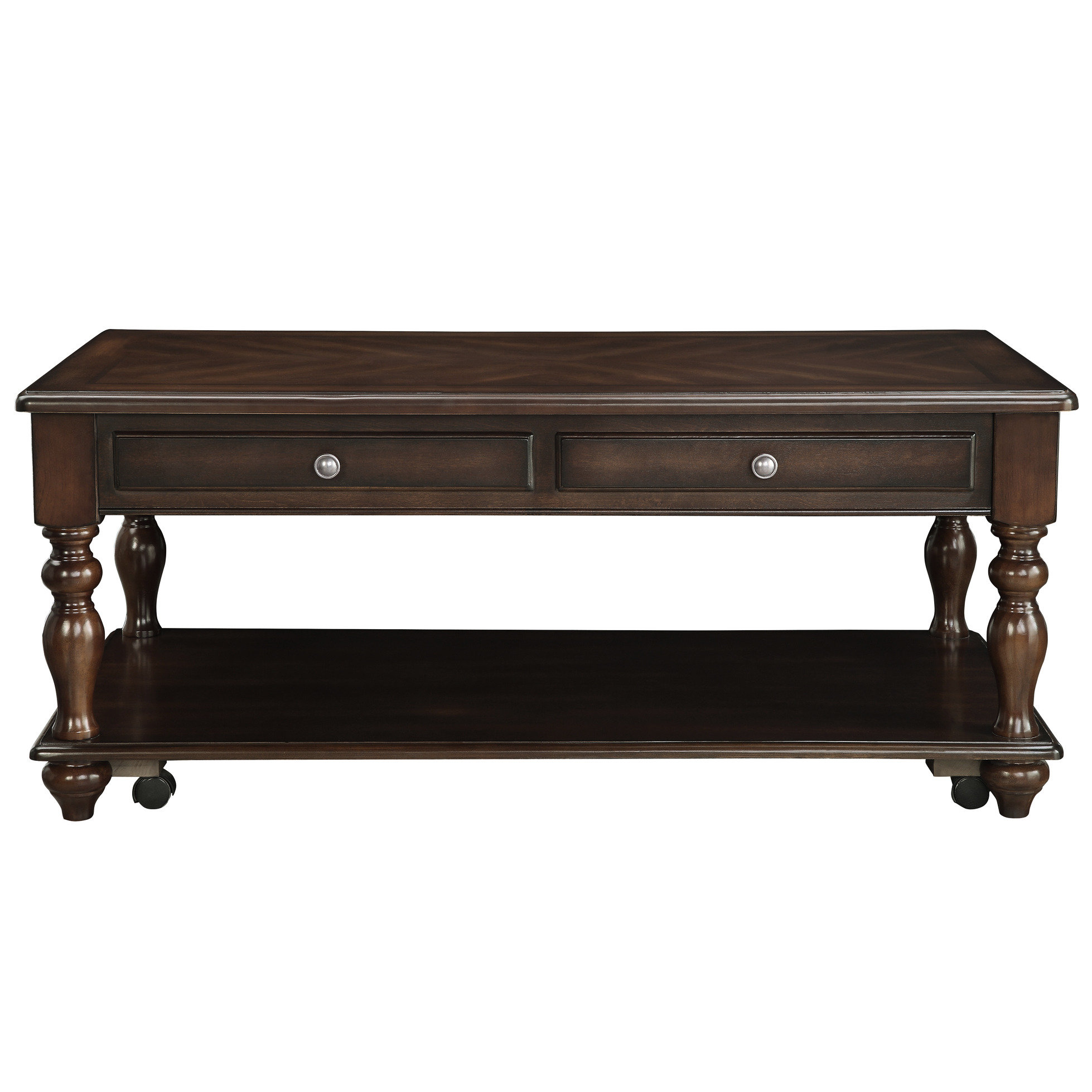 Alcott Hill® Traditional Living Room Cocktail Table With Storage And ...