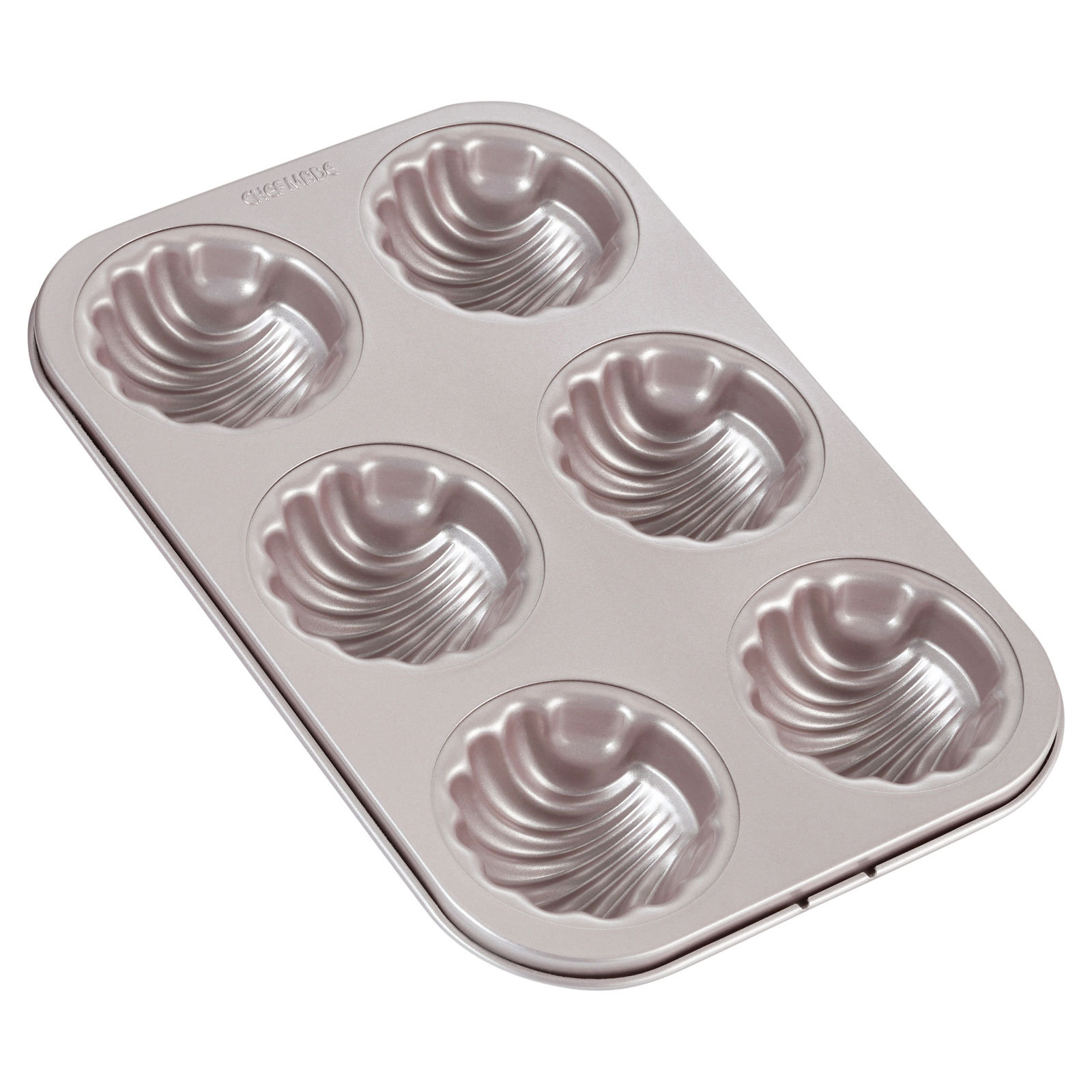 CHEFMADE 6 Cavity Madeleine Mold Cake Pan | Wayfair