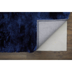 The Conestoga Trading Co. Hand Tufted Performance Dark Blue Rug ...