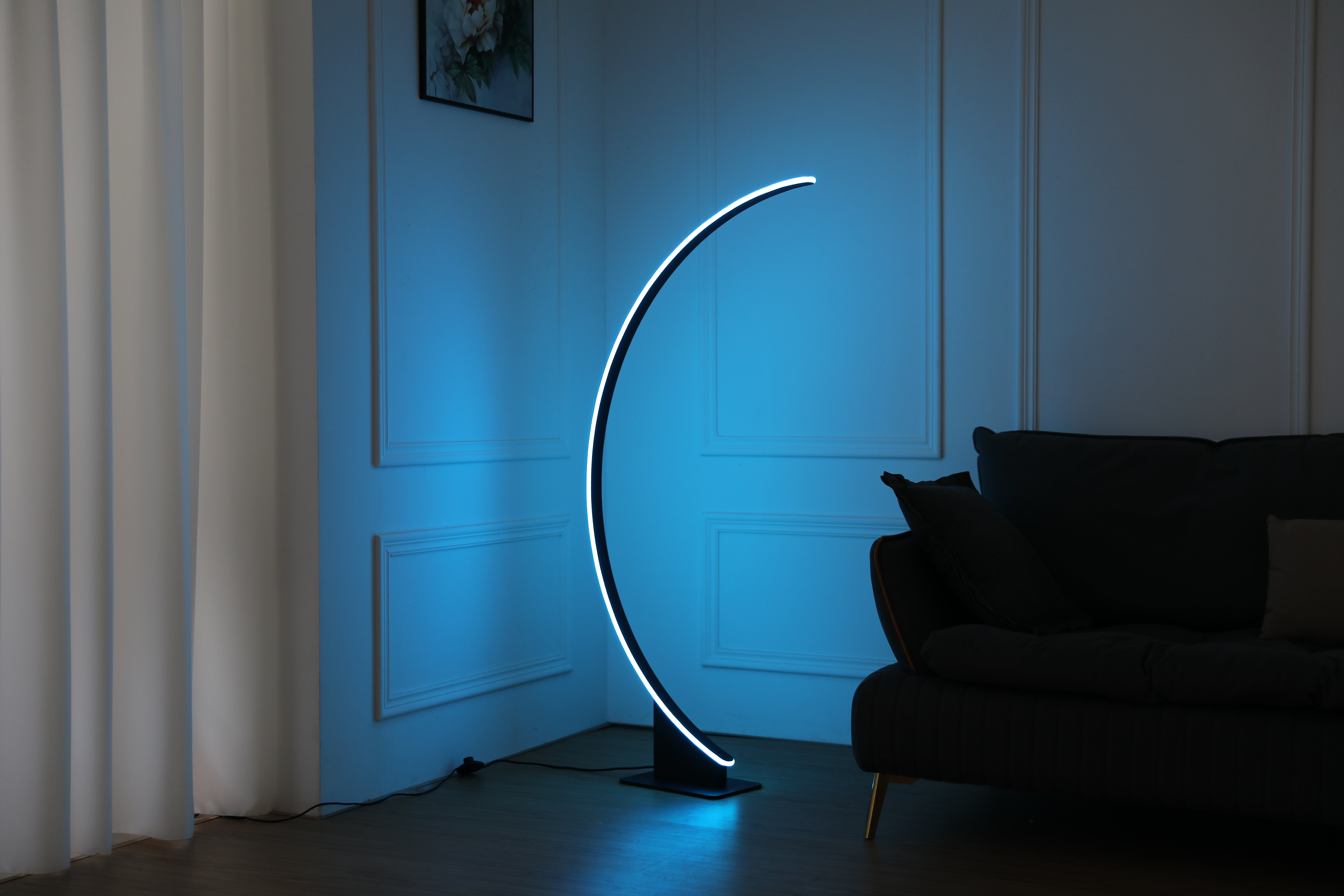 Orren Ellis Quadira 56" LED Arched Floor Lamp - Wayfair Canada