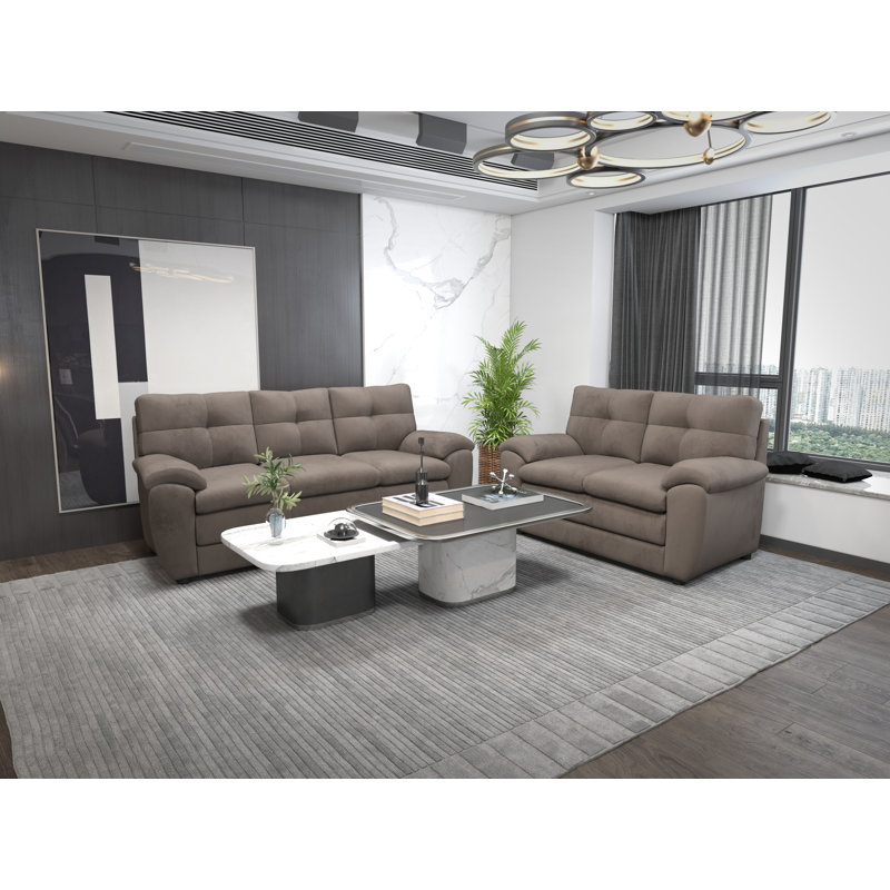 Lark Manor Kenn 62.5'' Upholstered Loveseat & Reviews | Wayfair