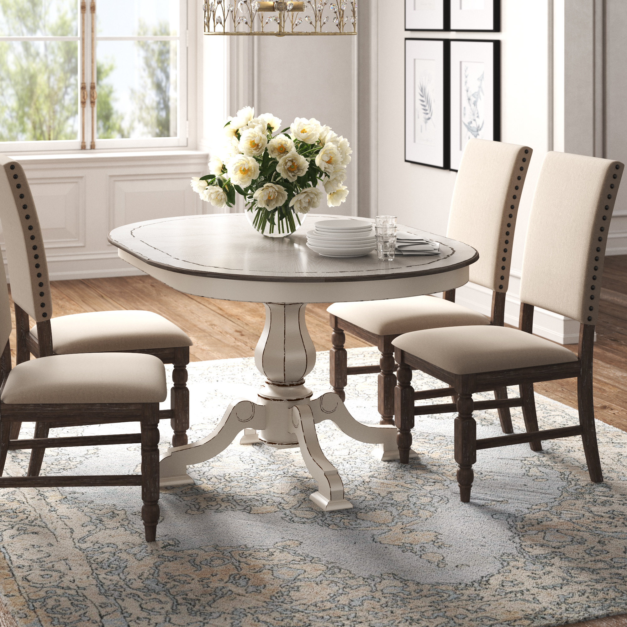 Laurel Foundry Modern Farmhouse® Colne 30" Counter Height Extendable ...