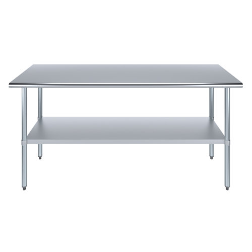Amgood Stainless Steel Top Workbench & Reviews | Wayfair