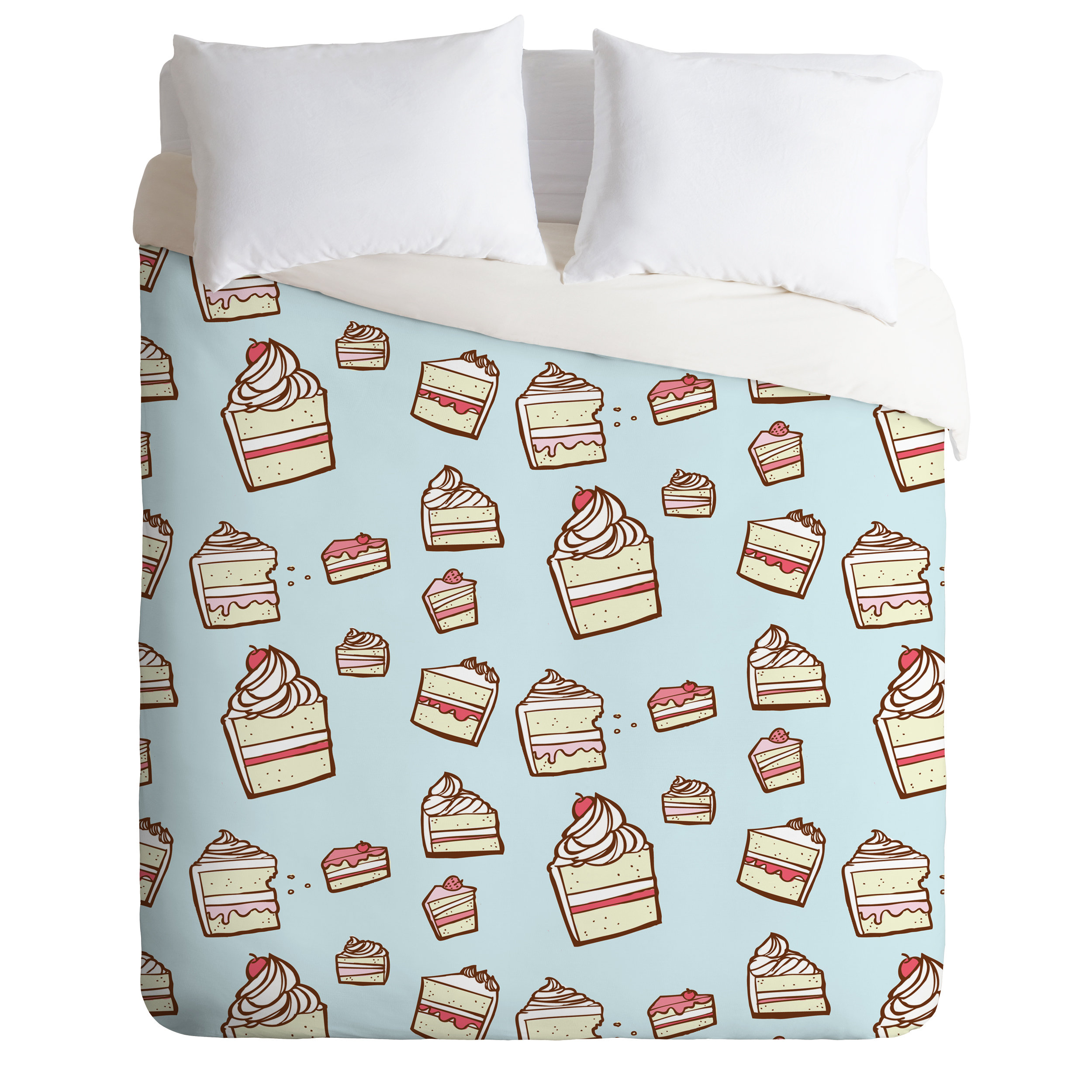 Deny Designs Jennifer Denty Cake Slices Duvet Cover | Wayfair