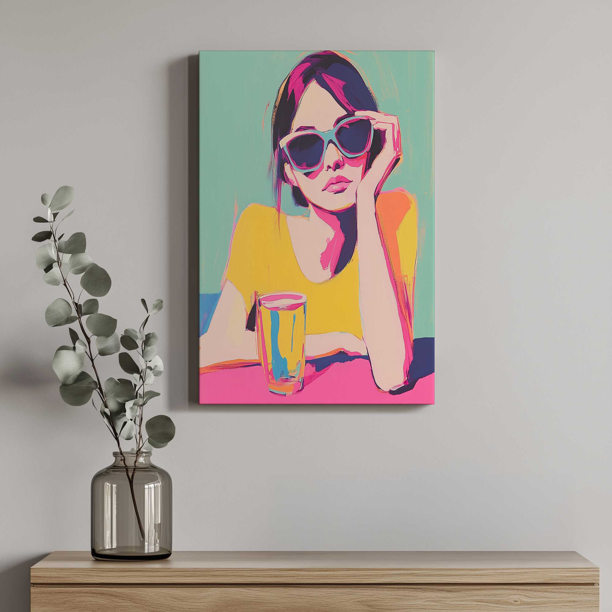George Oliver Chroma Shades III by ARTIST Canvas Art Print | Wayfair