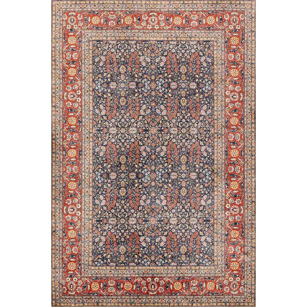 Bungalow Rose Fuga Soft Textured Multicolored Vintage Patterned Rug ...
