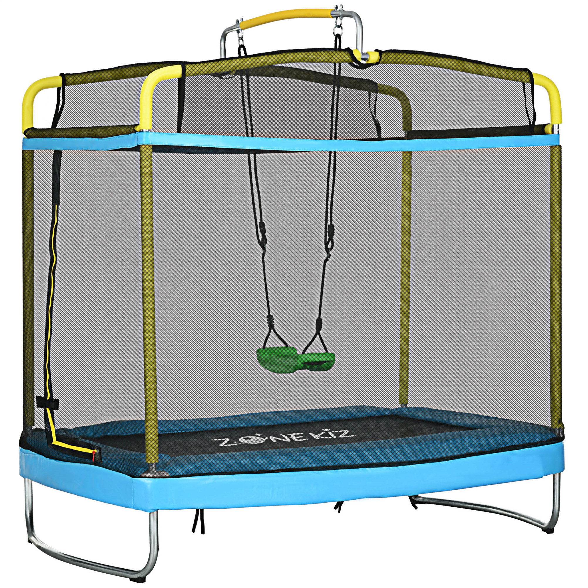 wendeway Qaba 3-In-1 Trampoline For Kids, 6.9' Kids Trampoline With ...
