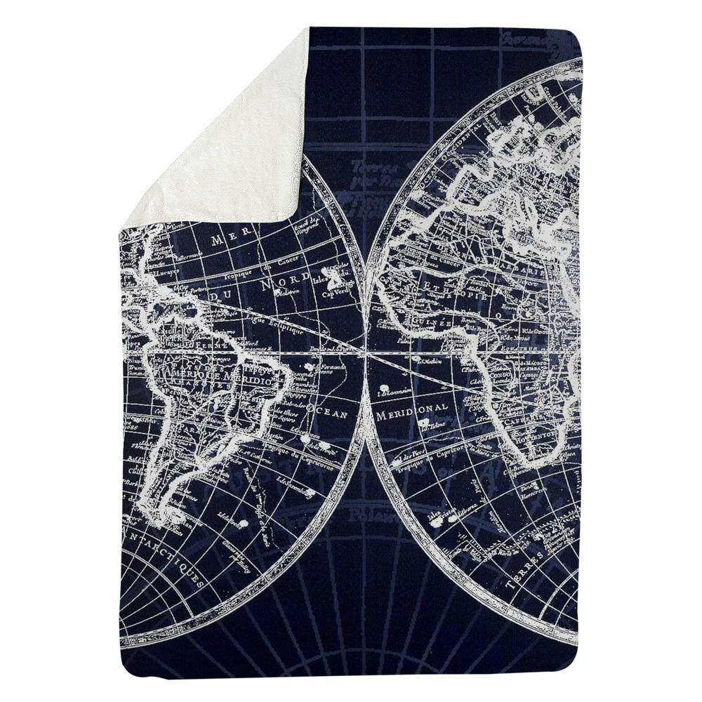 Begin Edition International Inc. World Map Blanket | Wayfair