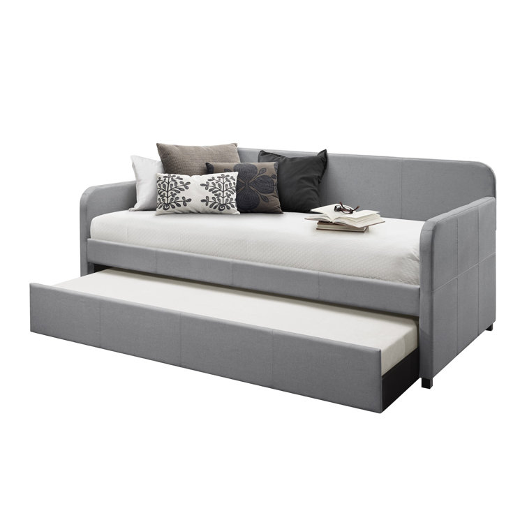 Andover Mills™ Plunkett Tiara Upholstered Daybed with Trundle & Reviews ...