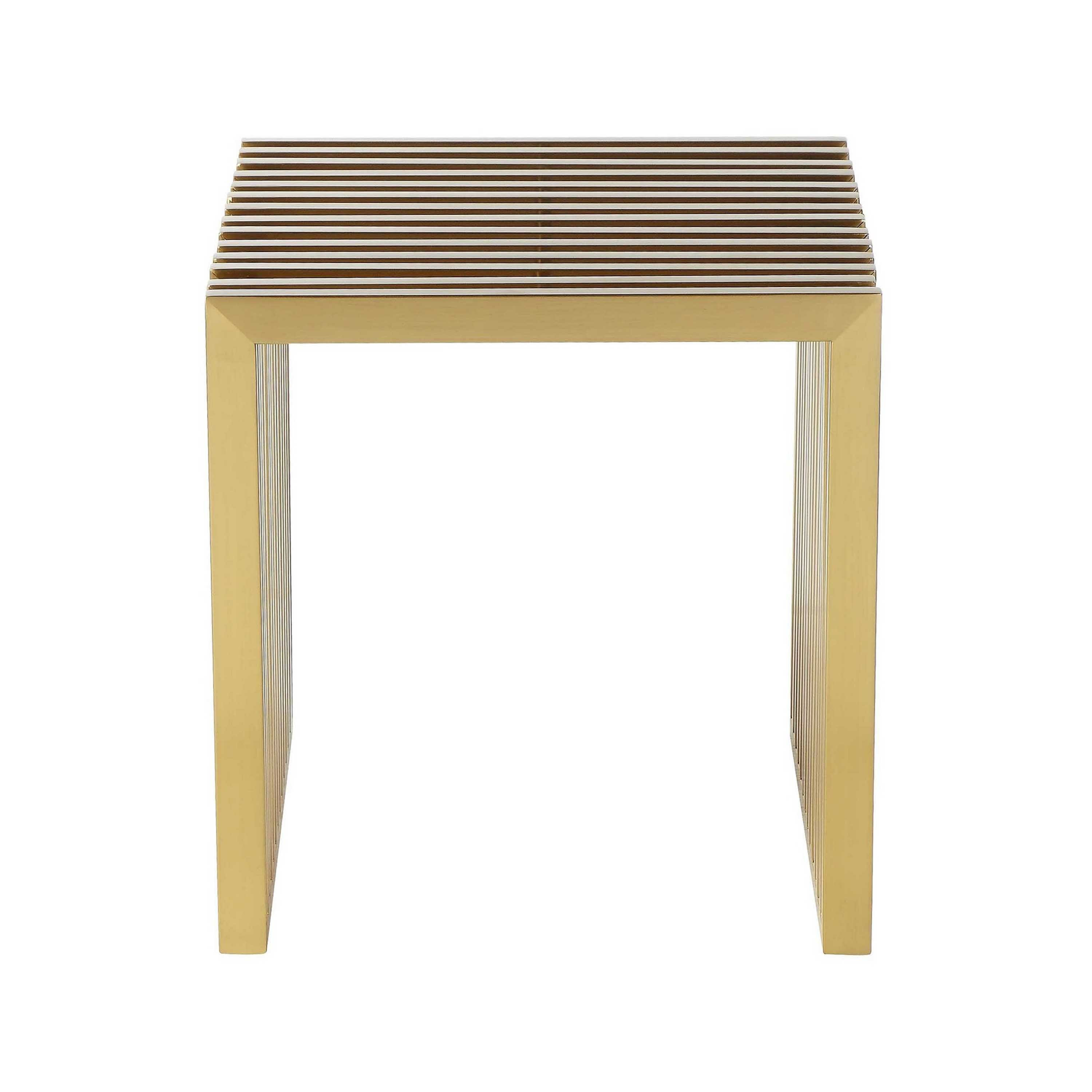 Everly Quinn Stainless Steel Accent Stool - Wayfair Canada
