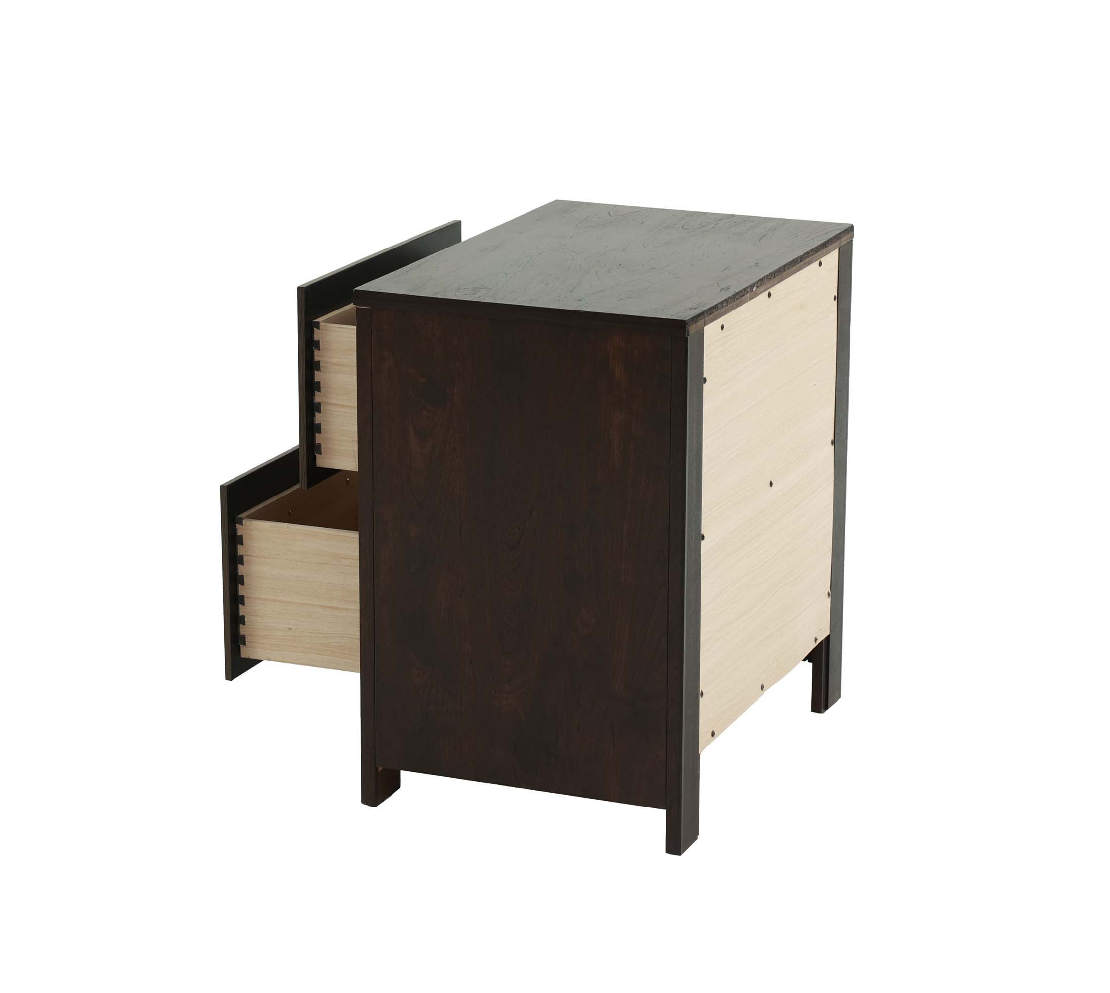 Astoria Grand Rustic 1Pc Nightstand Wooden Mahogany Bedside Table 2 ...