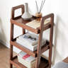 NFusion Graysen 3-Tier Storage Rack with Wooden Frame | Wayfair