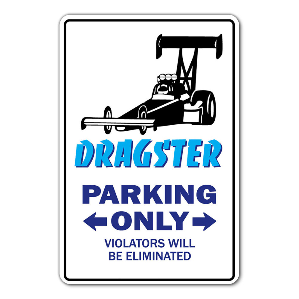 SignMission DRAGSTER Sign Drag Racing Sports Car Hobby Speed Indoor ...