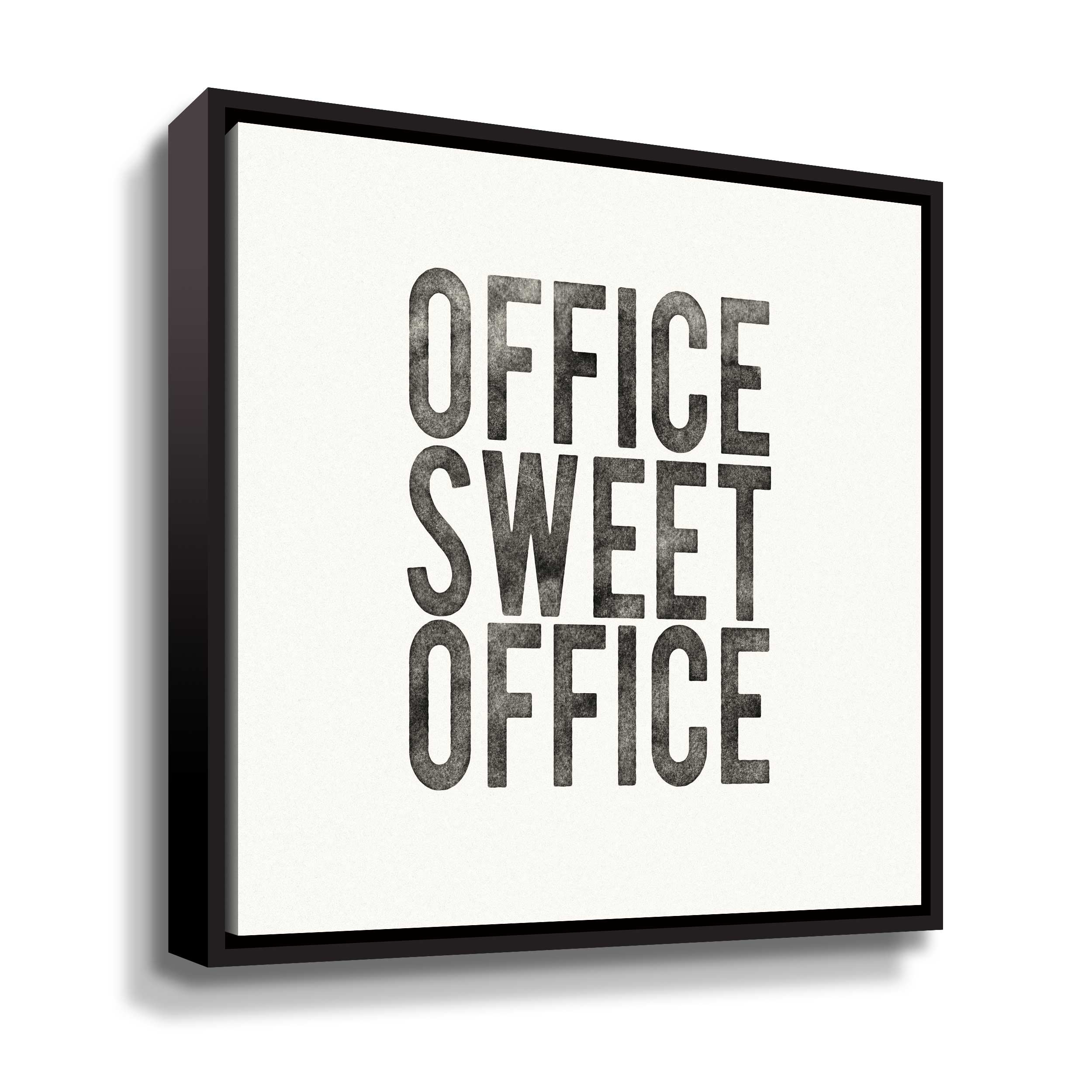 Ebern Designs Work from Home I - Textual Art Print on Canvas | Wayfair