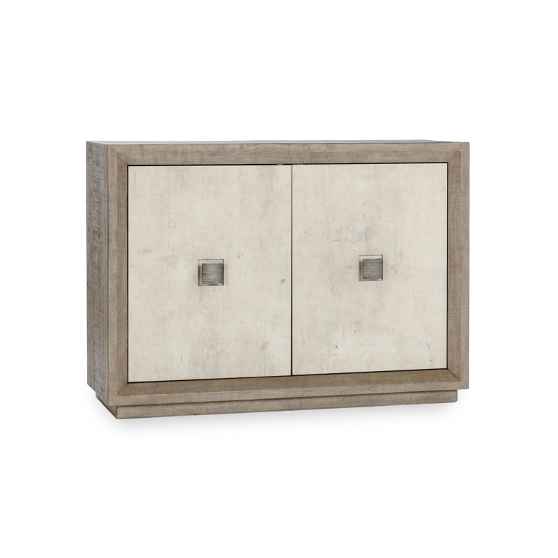 Classic Home Denver 50" Wood Distressed Gray Cabinet | Wayfair