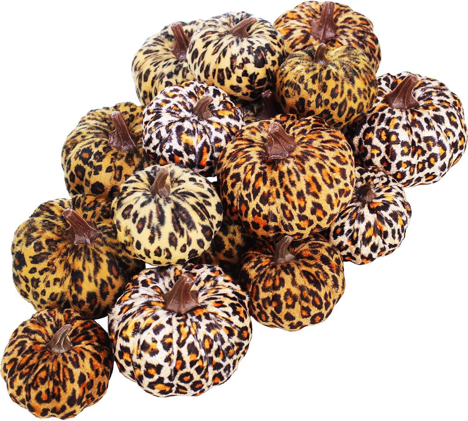 The Holiday Aisle® 16 Pcs Assorted Small Faux Leopard Print Velvet ...