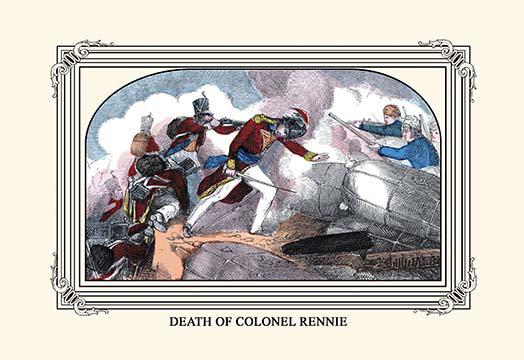 Buyenlarge 'Death of Colonel Rennie' by J. Downes Painting Print | Wayfair