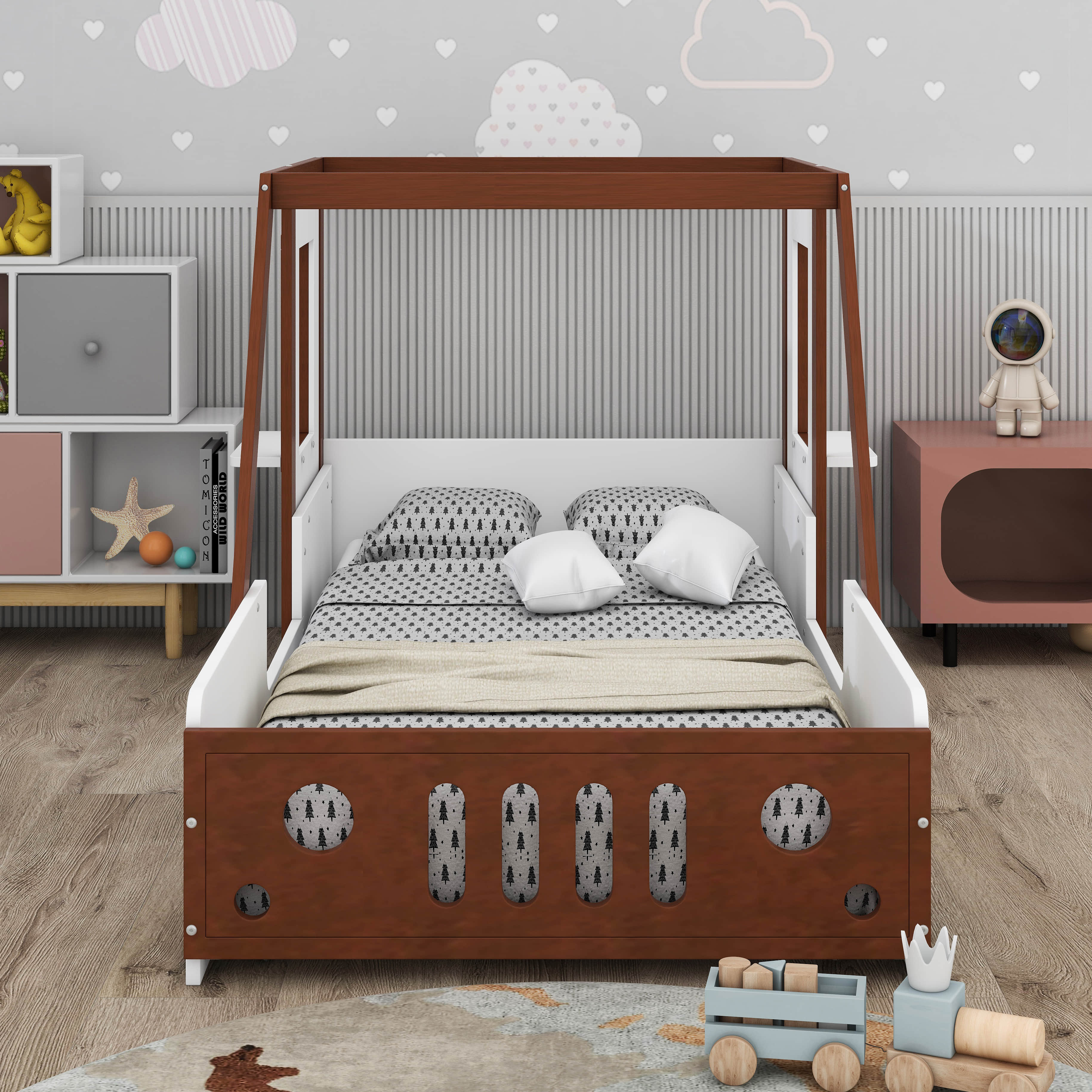 Harriet Bee Twin Size Car-Shaped Bed - Wayfair Canada