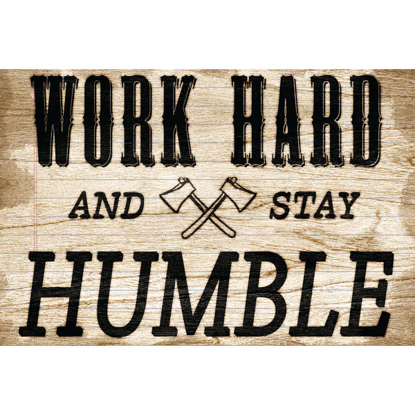 Happy Larry Work Hard 2 | Wayfair.co.uk