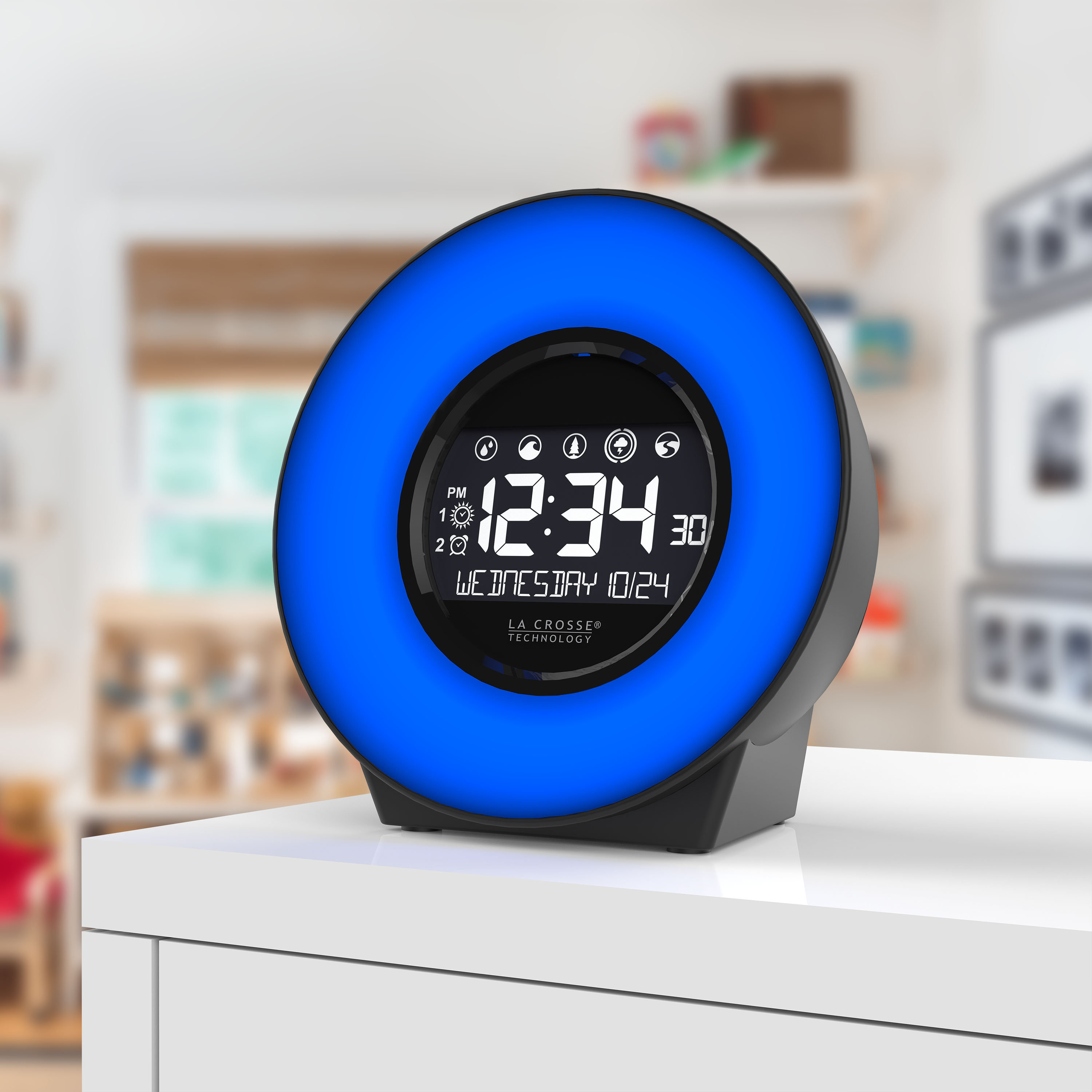 La Crosse Technology Mood Light Desk Clock & Reviews | Wayfair