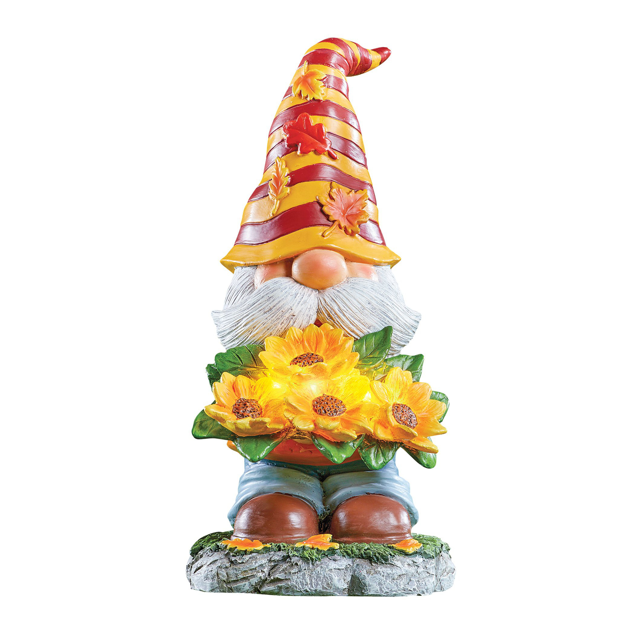 Arlmont & Co. Kessia Sunflower Gnome Garden Statue | Wayfair Arlmont & Co. Kessia Sunflower Gnome Garden Statue | Wayfair