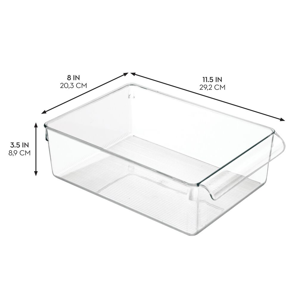 iDesign Meshi Metal Mesh Pantry Basket for Kitchen Organization ...