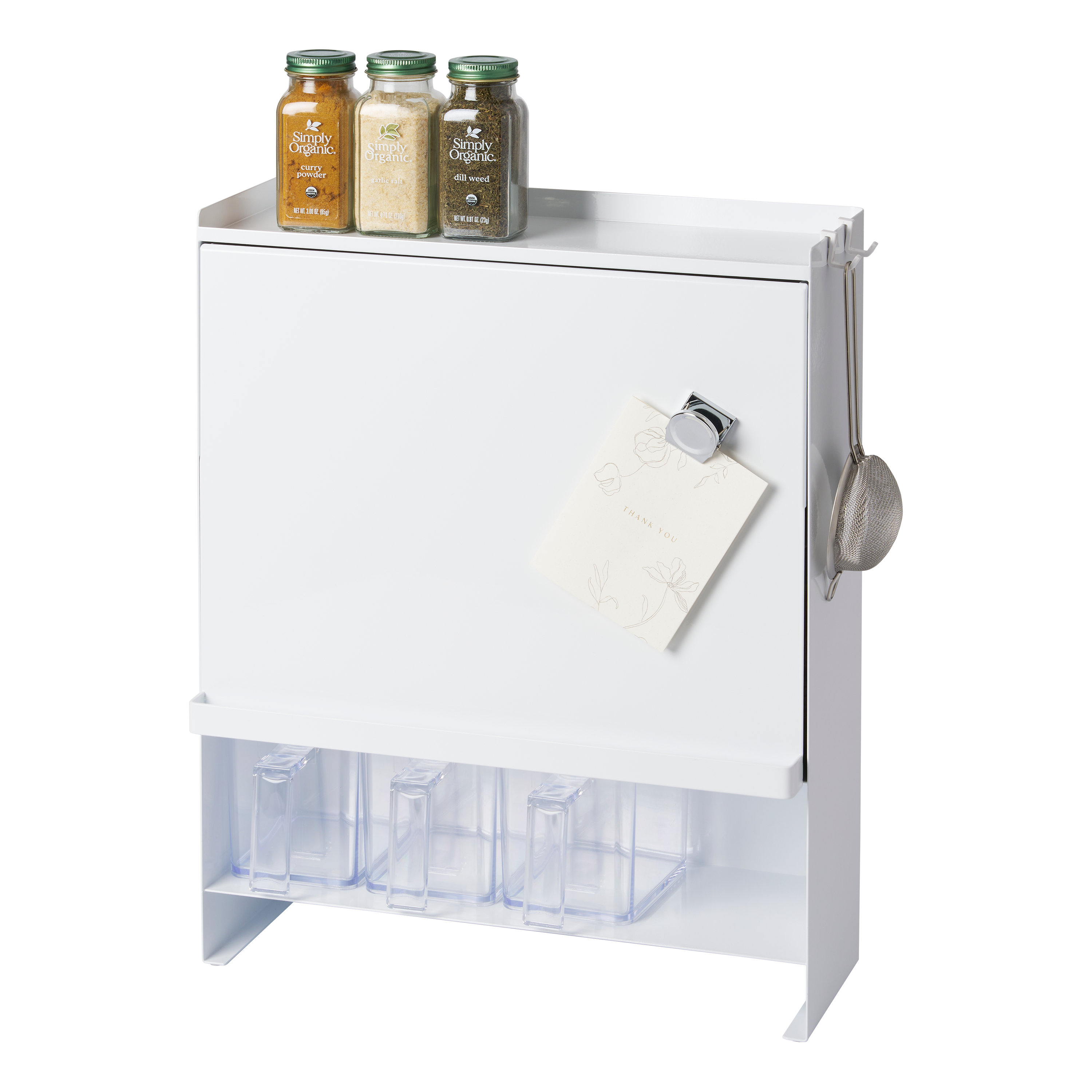 Yamazaki Home Concealable Spice Rack, Steel | Wayfair