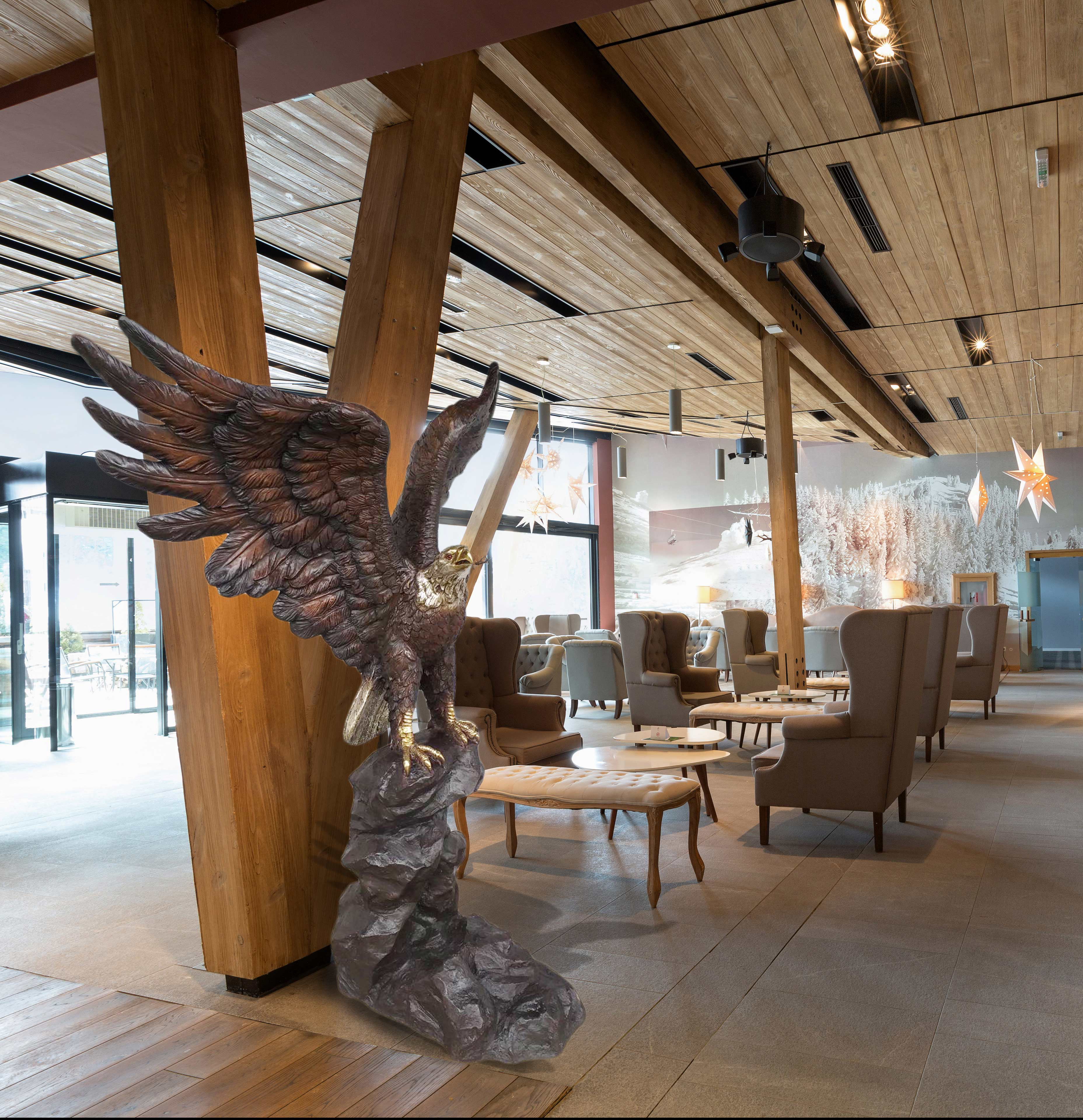 Loon Peak® Bellamee Eagle Statue | Wayfair