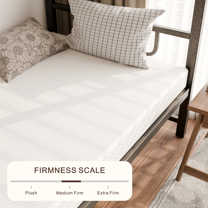 PrettSun 5 Inch Twin Daybed Mattress With Cooling Gel Memory Foam ...