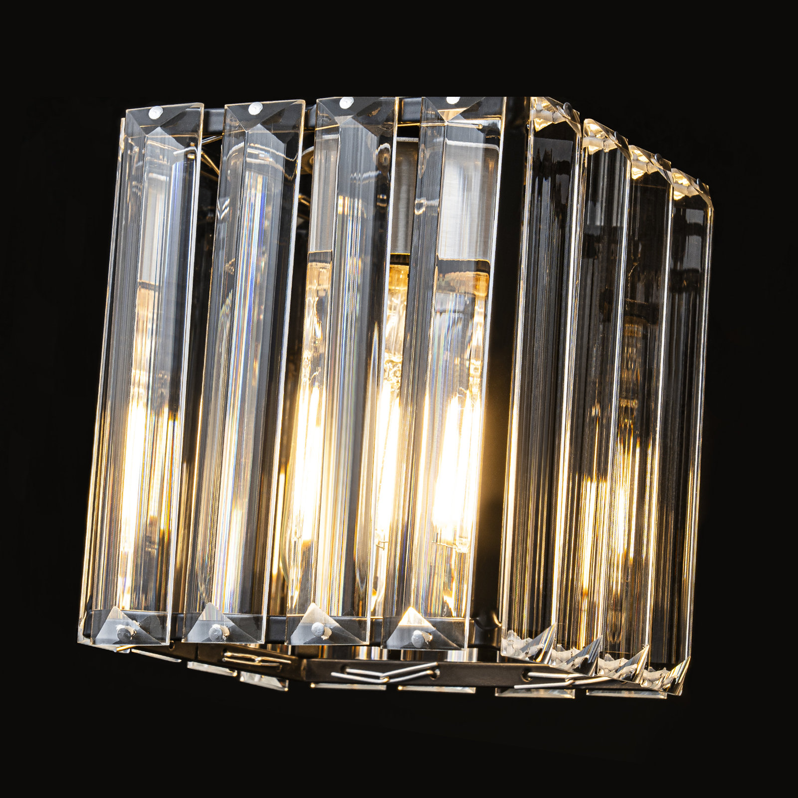 Mercer41 Single Glass Crystal Lamp Shade | Wayfair