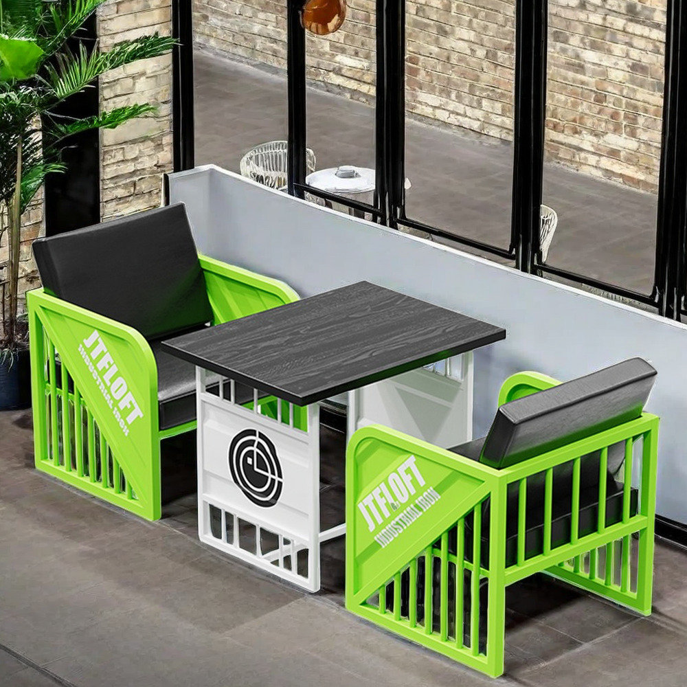 Industrial Style Sofa Industrial Style Modular Furniture Booth | Wayfair