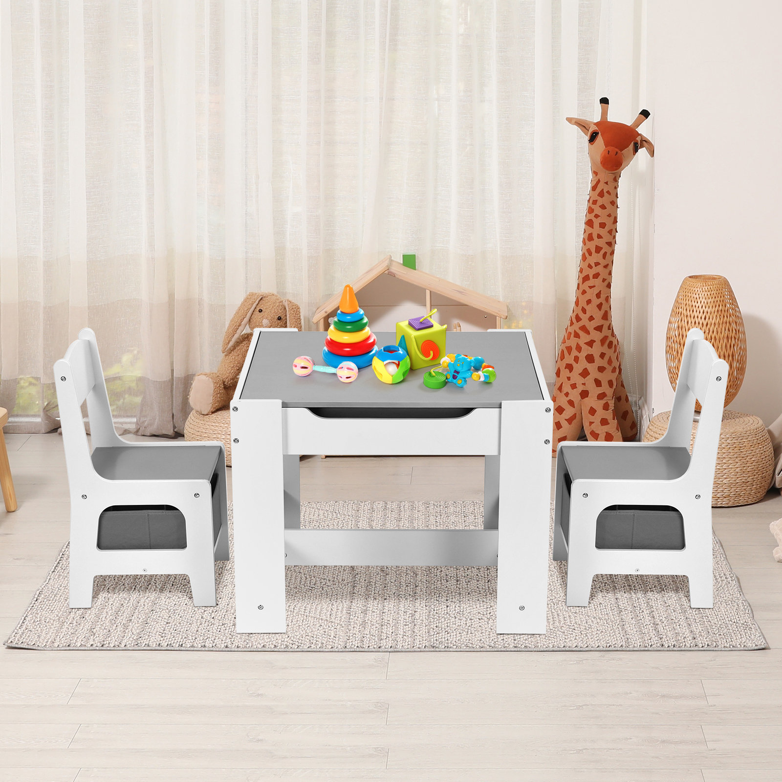Isabelle & Max™ Kids Square Play/Activity Table and Chair Set & Reviews ...