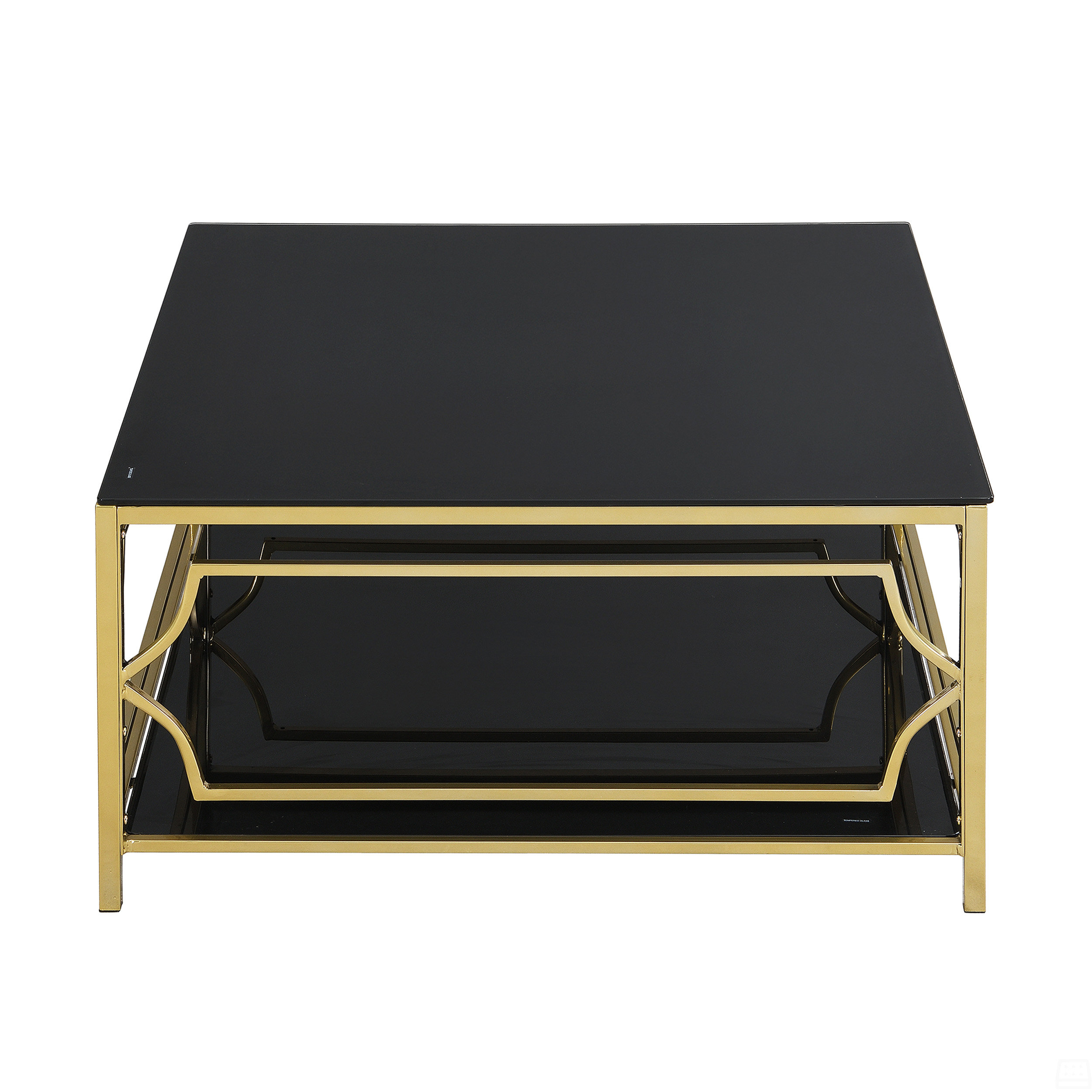 Mercer41 Square Glass Coffee Table In 33.5" | Wayfair