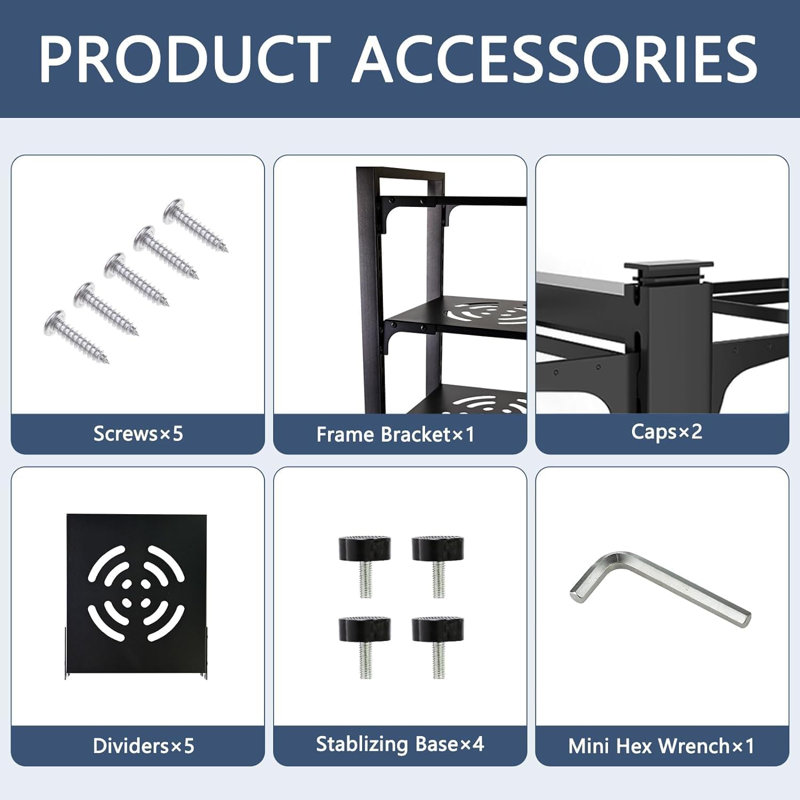 Prep & Savour Metal Rectangle Countertop / Cabinet Pot Rack | Wayfair