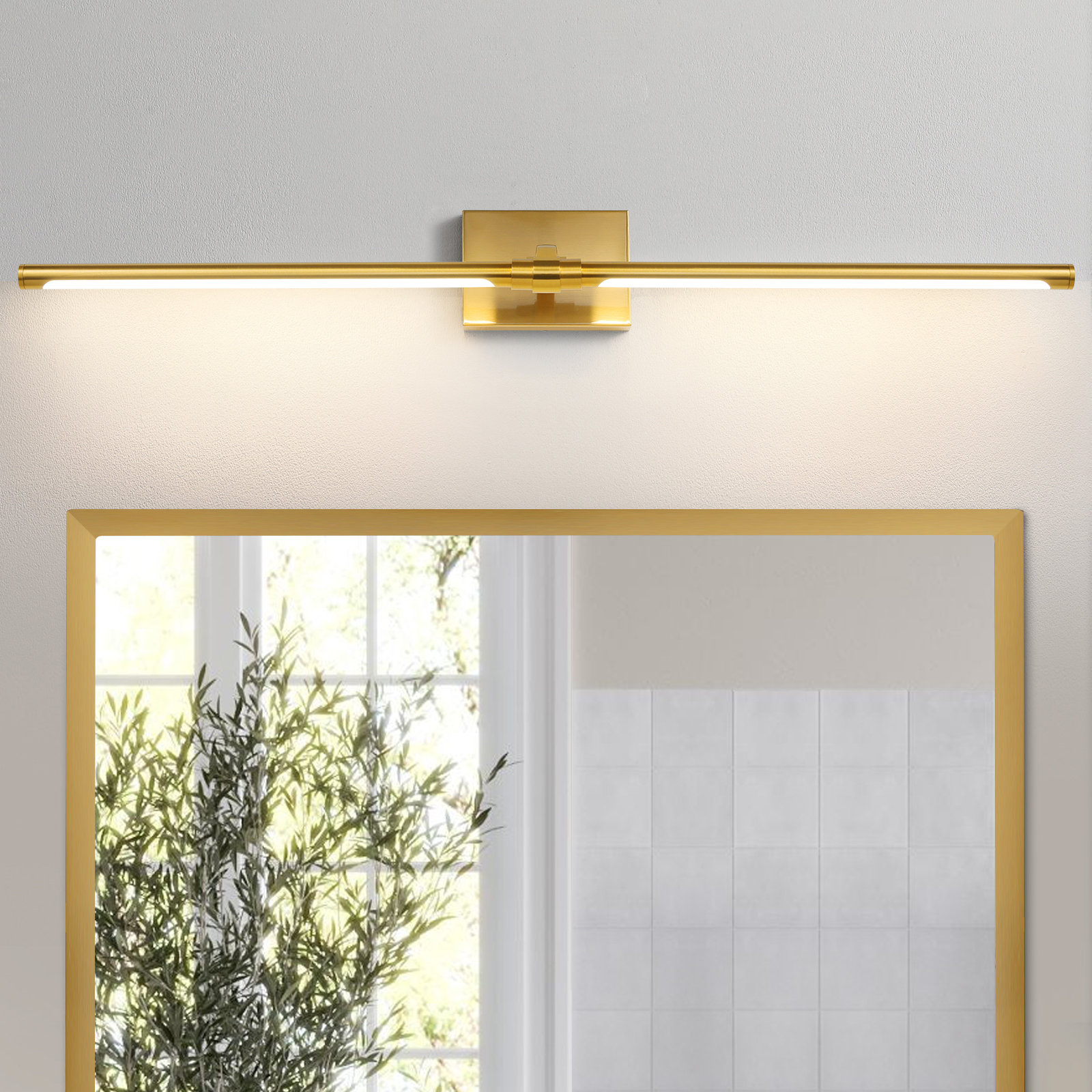 Mercer41 40'' 2 - Light Dimmable LED Bath Bar | Wayfair