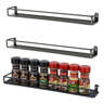 Wrought Studio™ 3 Piece Modern Matte Black Spice Rack | Wayfair