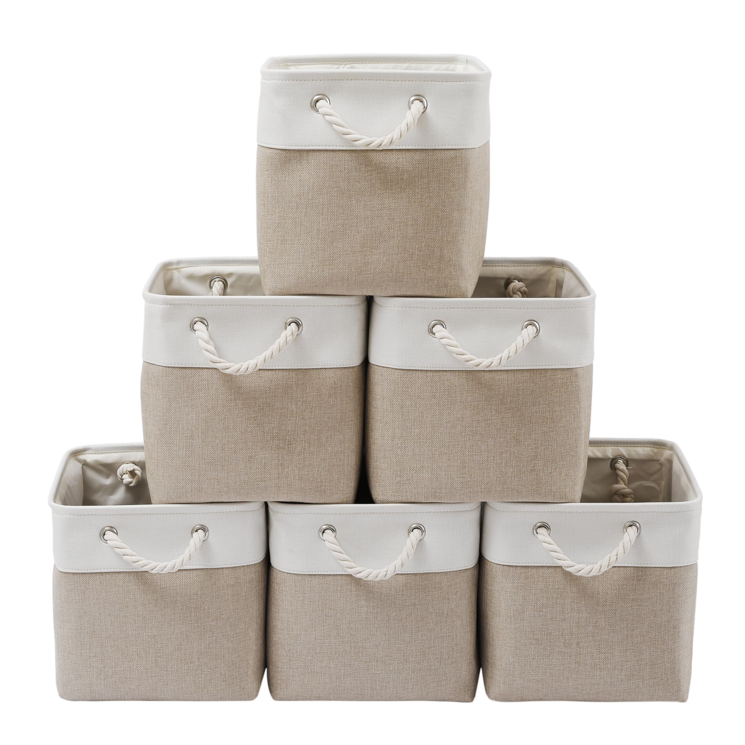Rosecliff Heights 13 X 13 Inch Cube Storage Bins, 6 Pack Extra Large ...