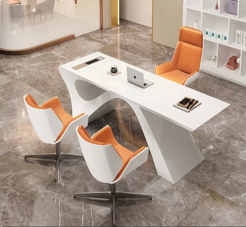 Orren Ellis Therasia Executive Storage Office Desk European Floor ...