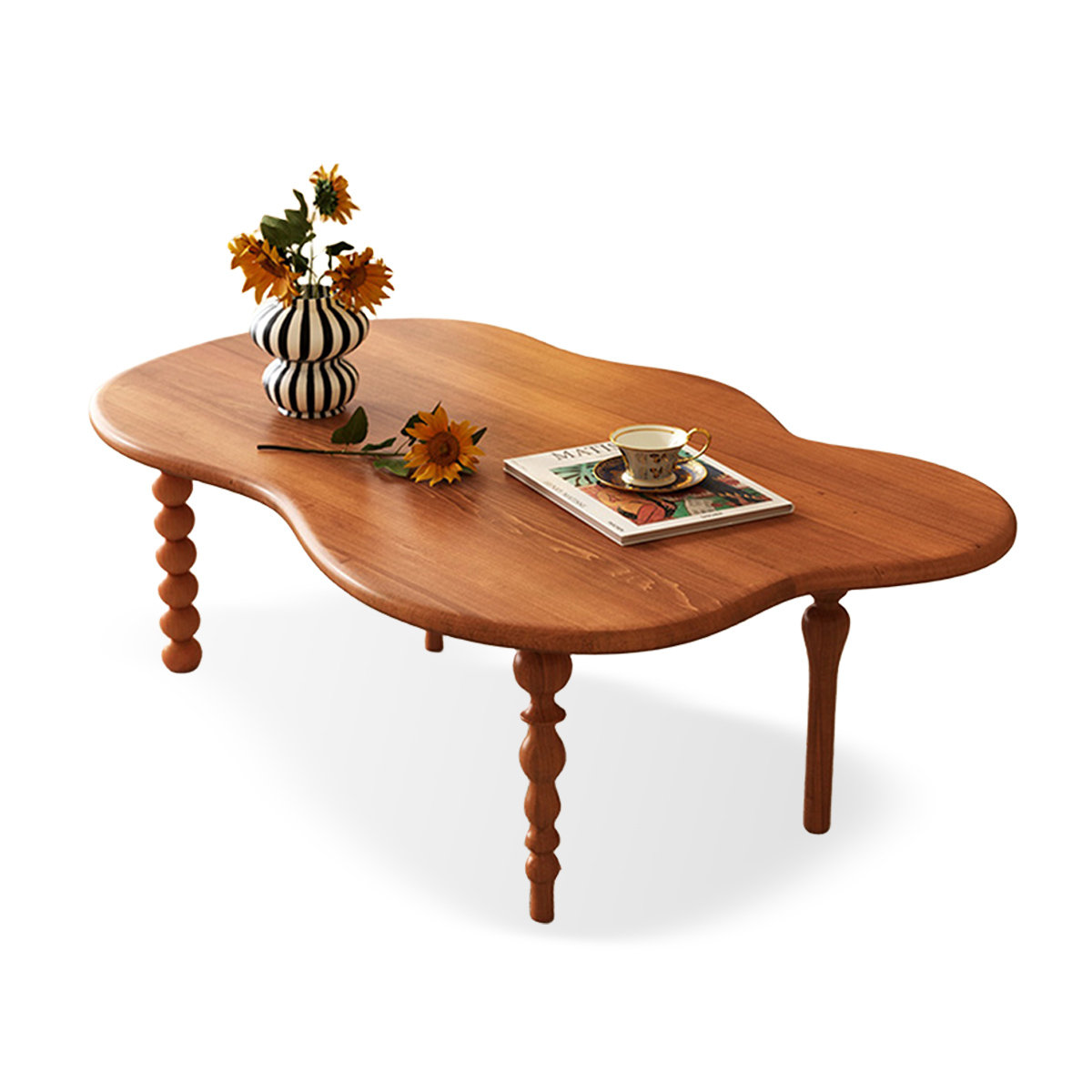 Crafts Design Trade Solid Wood Four Leg Coffee Table | Wayfair