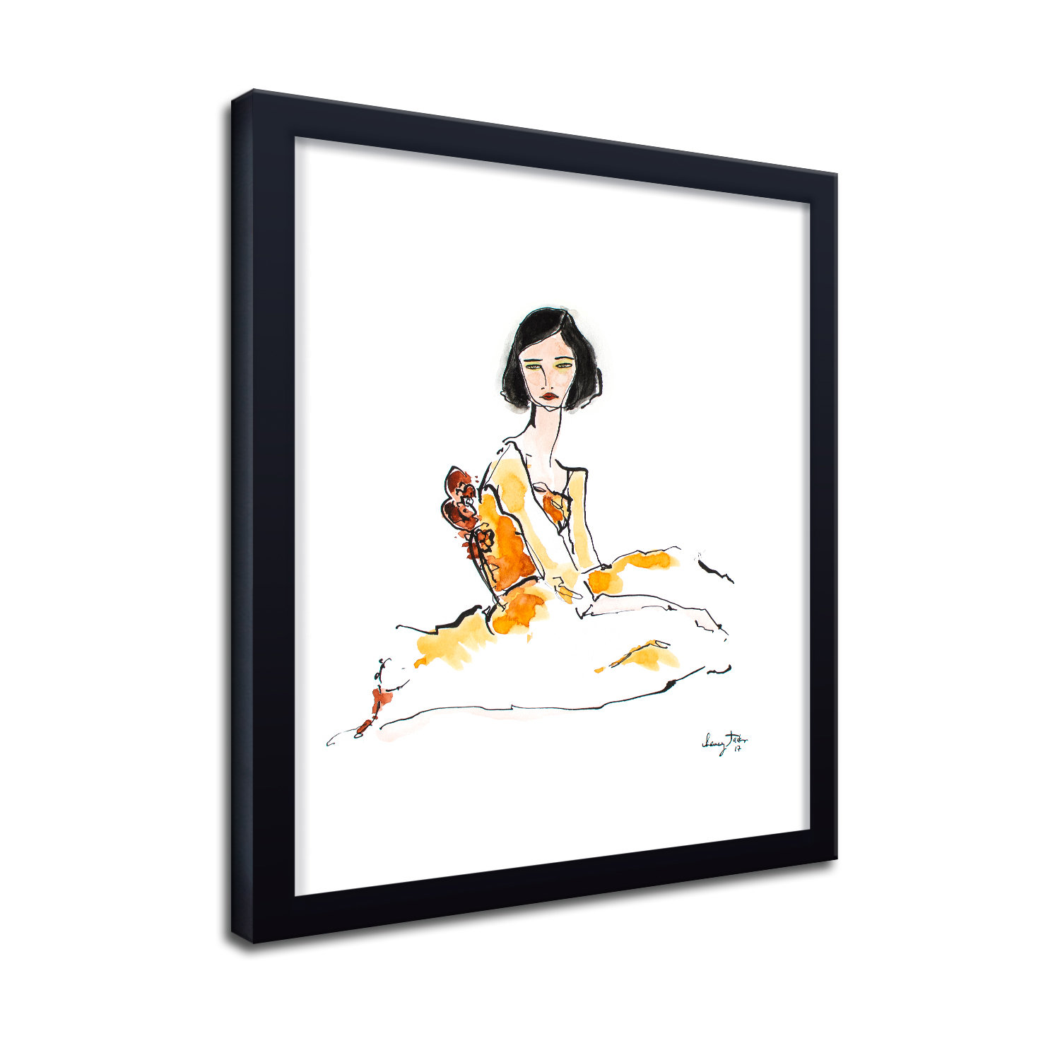R2H Modern Pop Art & Retro Flora by Chauncey Jacks - Framed Artwork ...