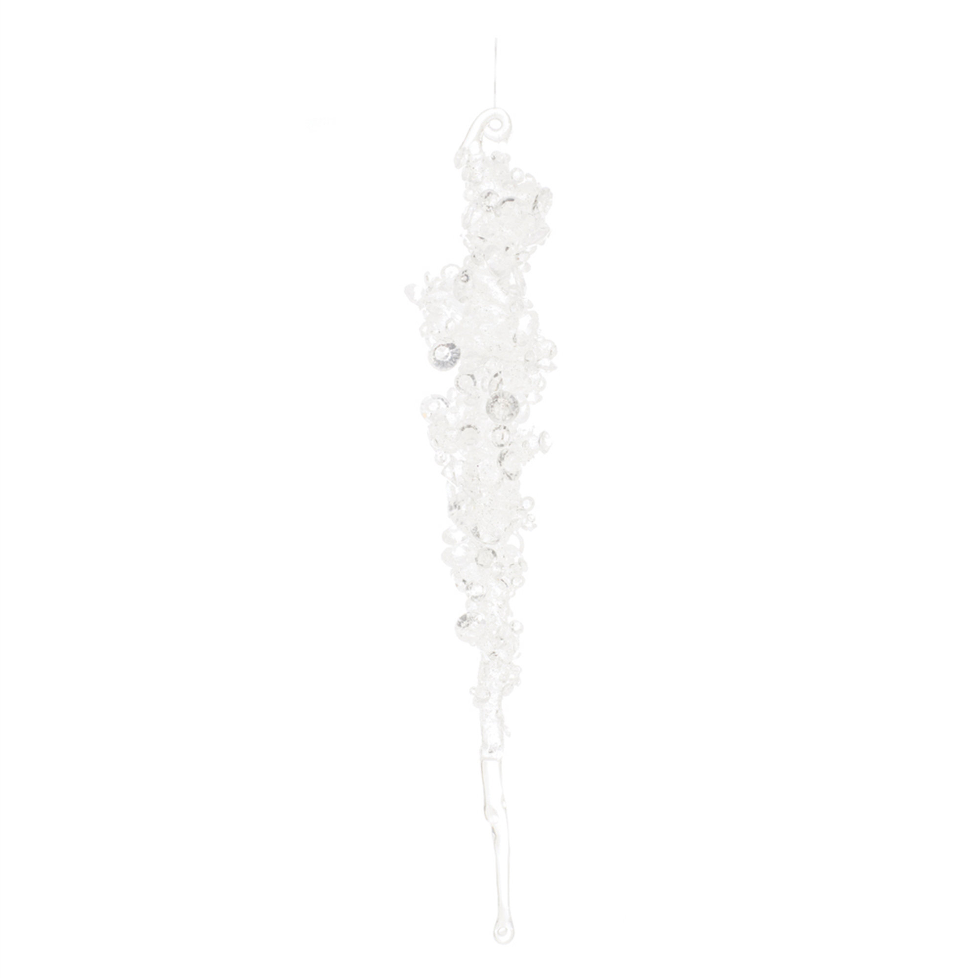 Melrose International Glittered Icicle Drop Ornament (Set of 24) | Wayfair