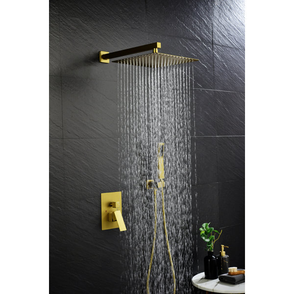 ACME Furniture Thermostatic Complete Shower System Combo – 16" Rainfall ...