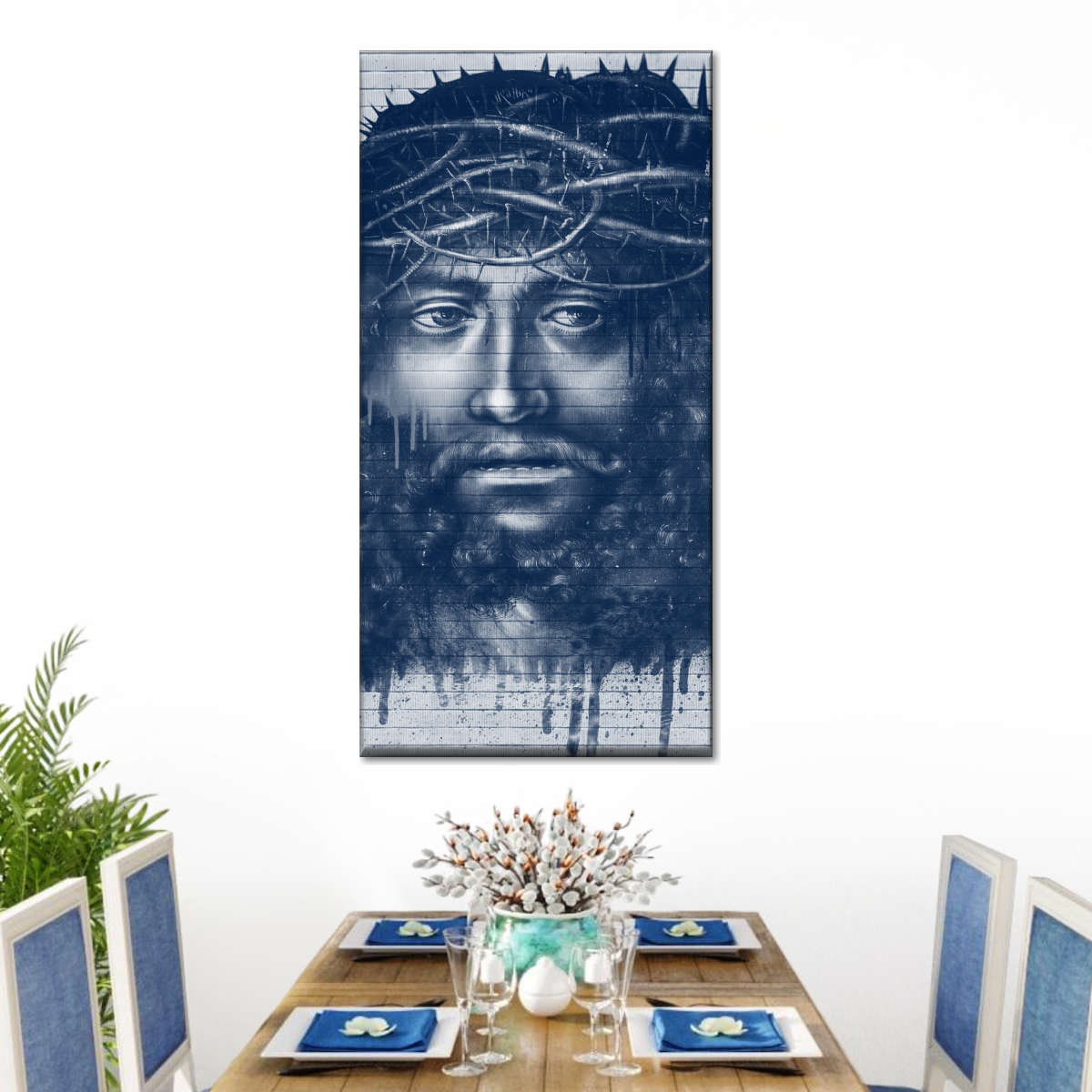 Charlton Home® Jesus Christ Portrait On Canvas Print | Wayfair