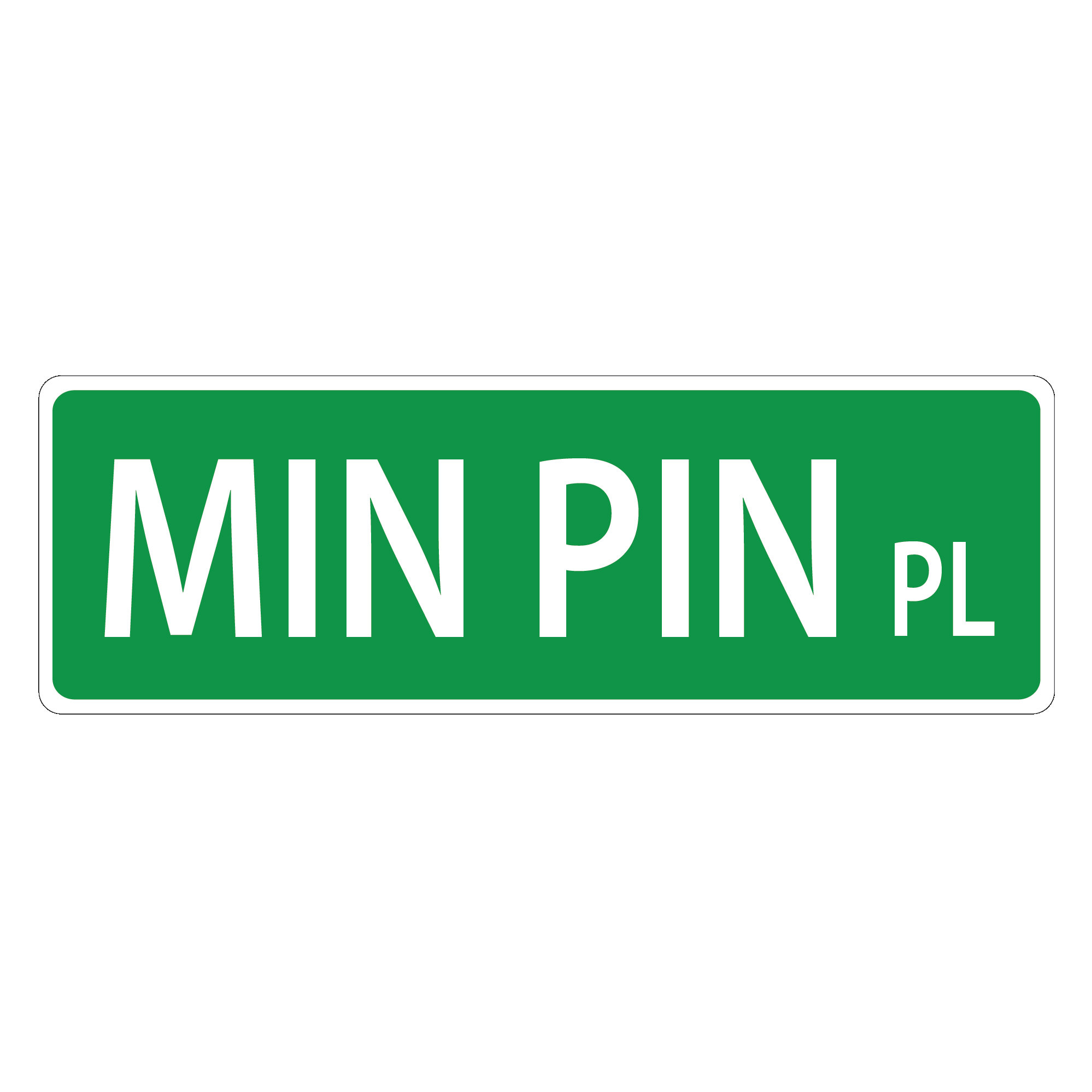 Imagine This Company Min Pin Hanging Street Sign | Wayfair