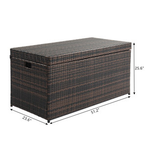 Vinsunny 132 Gallons Deck Box | Wayfair