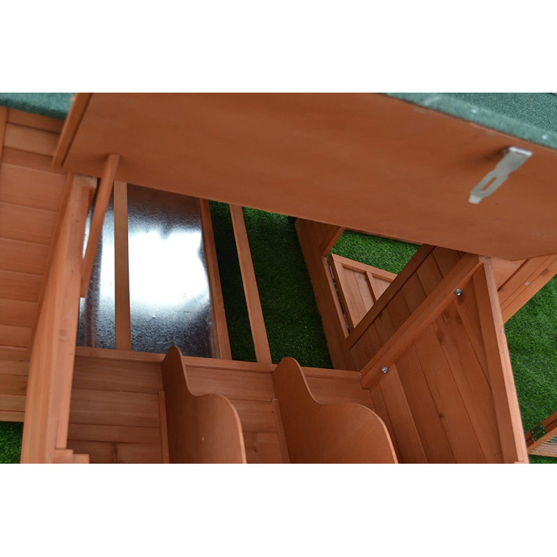 Tucker Murphy Pet™ Analysa Chicken Coop with Chicken Run & Reviews ...