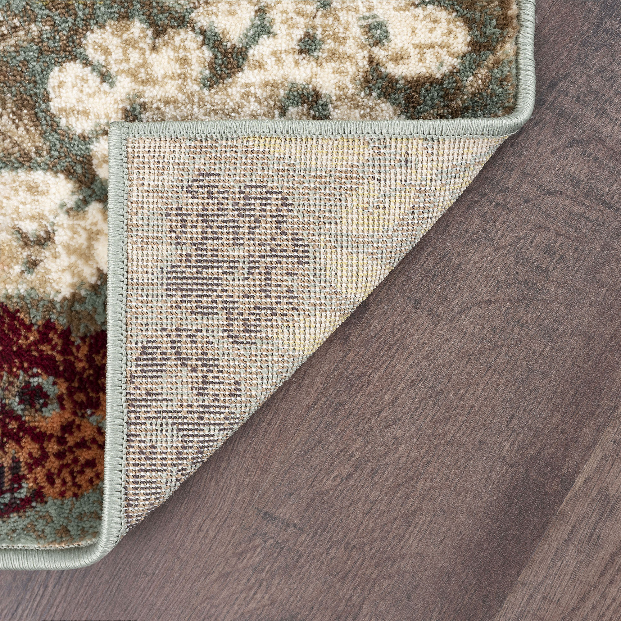 Red Barrel Studio® Highfill Floral Seafoam Area Rug Set | Wayfair