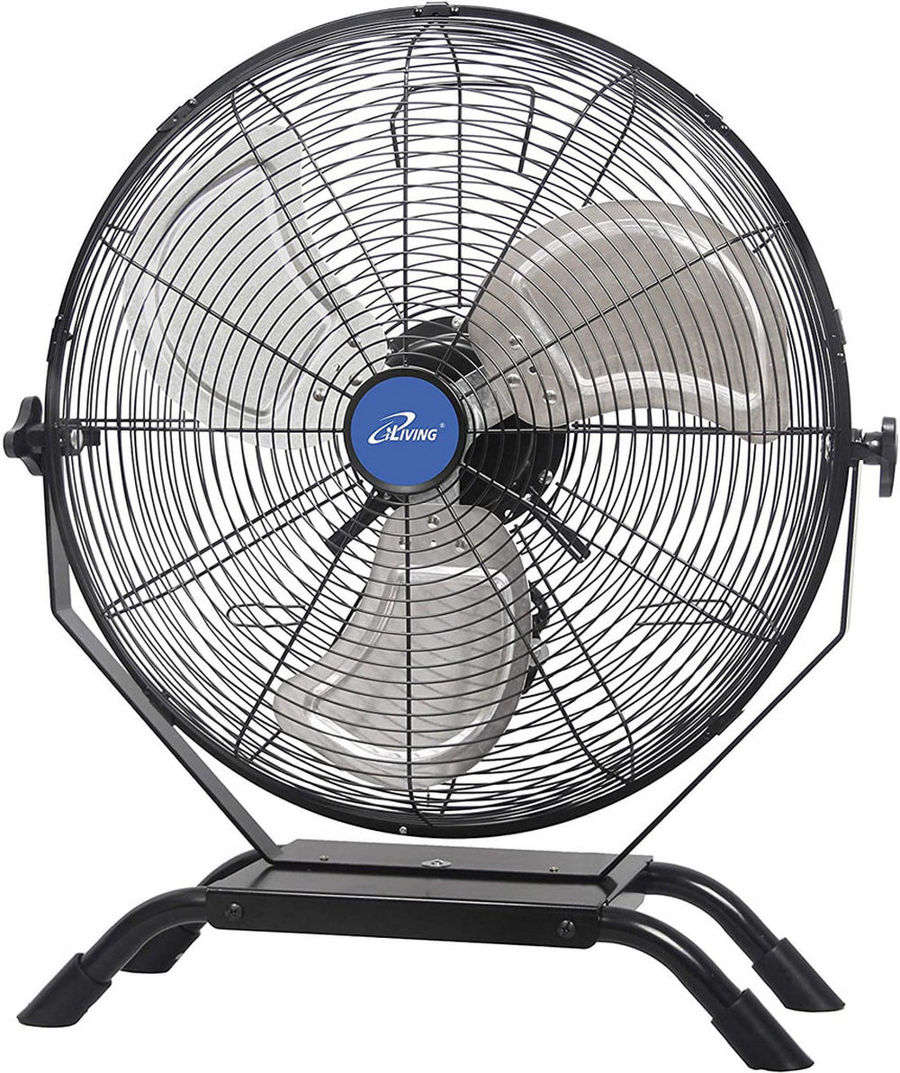 iLIVING ILG8E20-15 20" Wall Mounted/Floor Stand Variable Speed Indoor ...